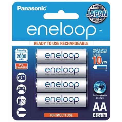 Panasonic Eneloop Aa 4 Pack 2000mah Woolworths