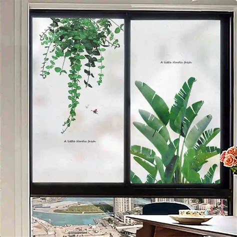 정적 반투명 유리 스티커 필름 욕실 창 슬라이딩 도어 욕실 필름 빛 방지 투명장식용 필름 Aliexpress