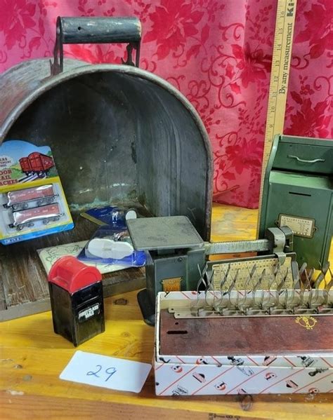 Assorted Mail Items Po Box And Stamp Holder Live And Online