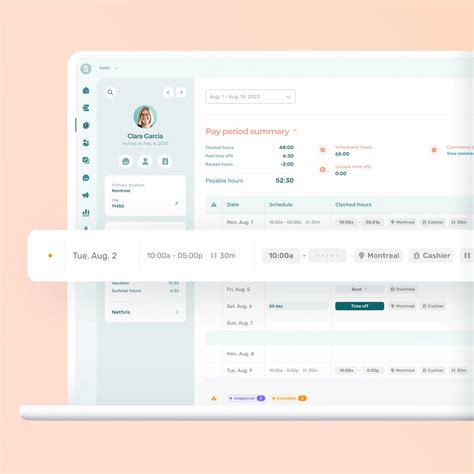Employee Punch Clock System Agendrix