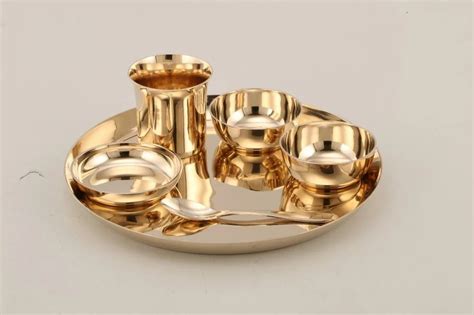 Brass Dinner Set At ₹ 349set Brass Dinner Set In Jaipur Id 2857499391312