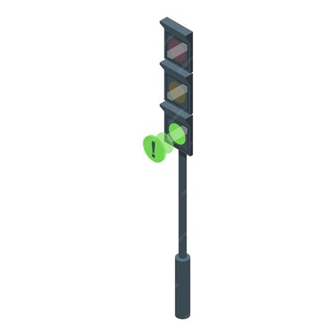 Premium Vector Traffic Light Sensor Icon Isometric Vector Road Drive