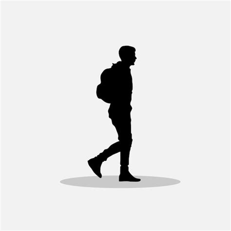 Premium Vector Boy Walking Vector Png