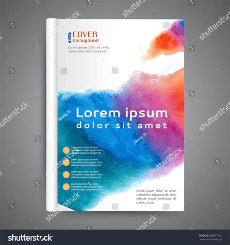 Abstract Modern Template Book Cover Stock Vector Royalty Free