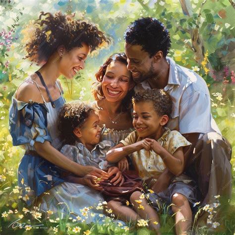 Warm And Loving Capturing Joyful Moments Of Families From Different
