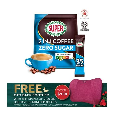 Super Zero Sugar Added Instant 2 In1 Coffee 35 Sticks Lazada Singapore