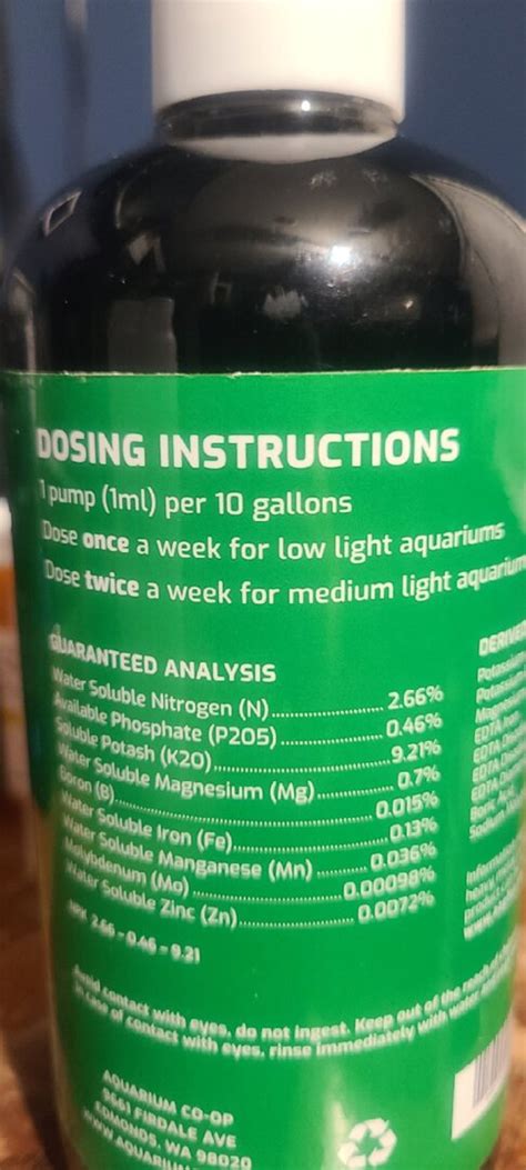 Fertilizer Comparison Plants Algae And Fertilizers Care