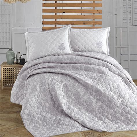 Clasy Quilted Bedspread Double Fida Classybed