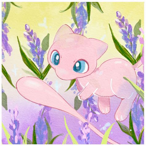 Mew Pokemon Drawn By Sapphireethu Danbooru