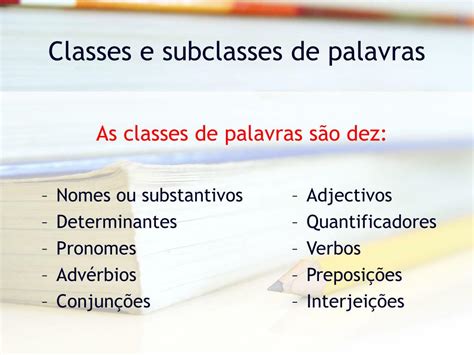 Ppt Classes De Palavras Powerpoint Presentation Free Download Id