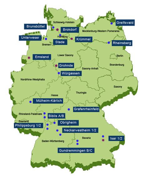 Nuclear Power Plant Locations