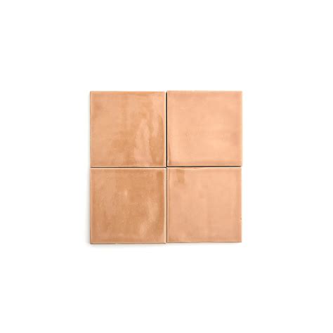 Clay 4x4 Formed Ceramic Tile Glossy