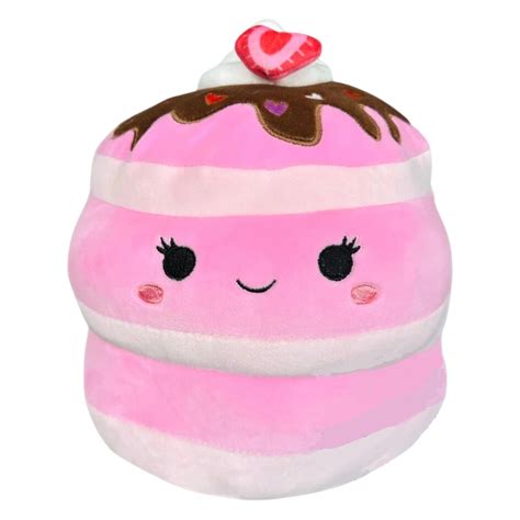 Squishmallows Peluche De Shelly La CrÊpe Aux Fraise 30 Cm