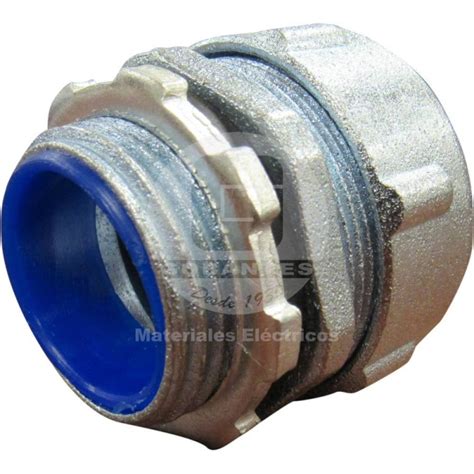 Conector Recto 20 mm P Flexible Metálico Ekoline Gobantes cl