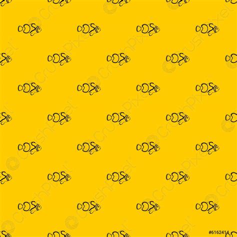 Fish Pattern Vector Stock Vector 6162414 Crushpixel