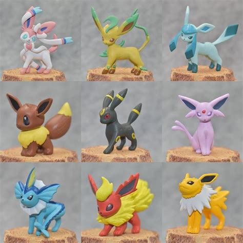 Pokemon Mini Figures Eevee Transformations Set B Action Figures