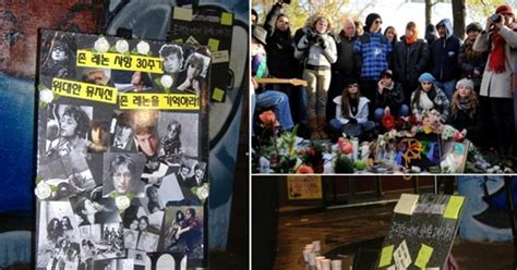 존레논 사망 30주기 세계 곳곳 추모물결 여전