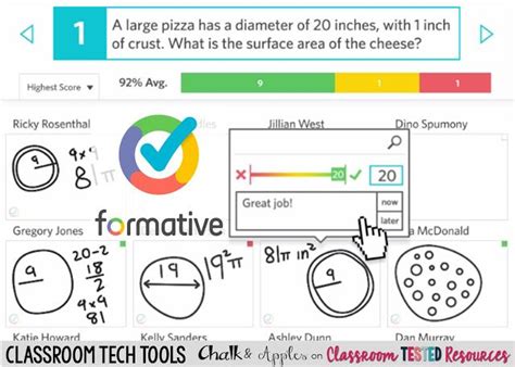Formative Middle School Elementary Homeschool Classroom Teaching Technology Tools Math