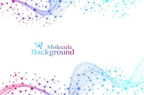 다채로운 분자 배경 Dna 나선 Dna 가닥 Dna 테스트 분자 또는 원자 뉴런 과학 또는 의료 배경 배너에 대한 추상 구조
