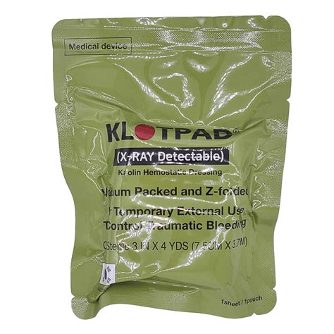Klotpad Z Fold Opatrunek Hemostatyczny Apteczkarnia Pl