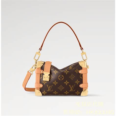 【免稅店代購】lv 路易威登 Side Trunk Pm 軟箱子包 行李箱包 斜背包 手提包 M46815 蝦皮購物