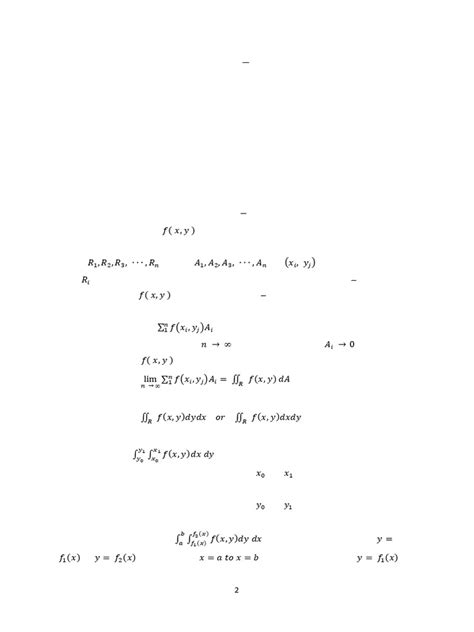 Unit 4 Multiple Integrals Pages Pdf Integral Mathematical Objects