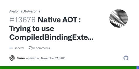 Native Aot Trying To Use Compiledbindingextension Instead Of Reflectionbindingextension