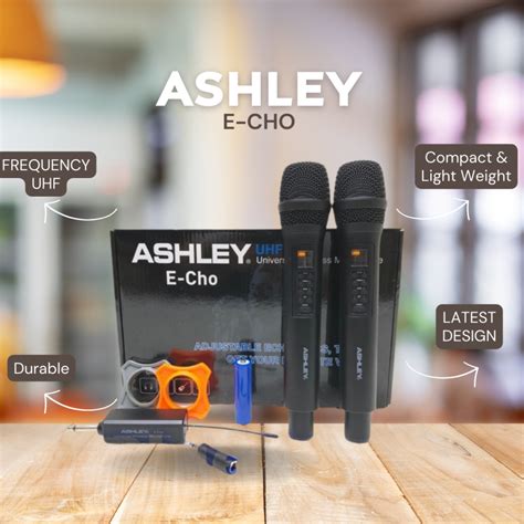 Jual Mic Wireless Ashley E Cho Ashley E Cho Ashley Echo Display