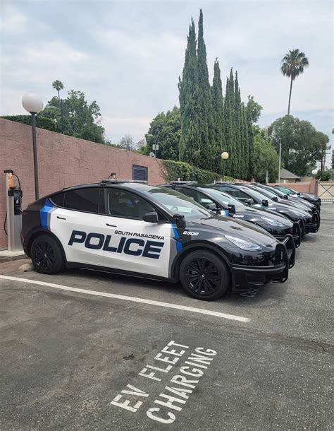 South Pasadena Police First Pd To Go All Electric Vehicle With Teslas