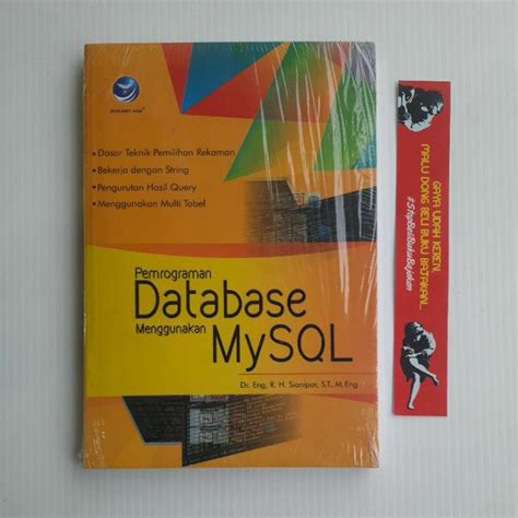 Jual BUKU ORIGINAL Pemrograman Database Menggunakan Mysql Penerbit Andi
