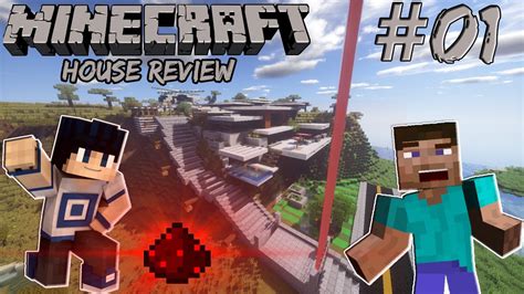 Rumah Mewah Di Pinggir Bukit Minecraft House Review 1 Youtube