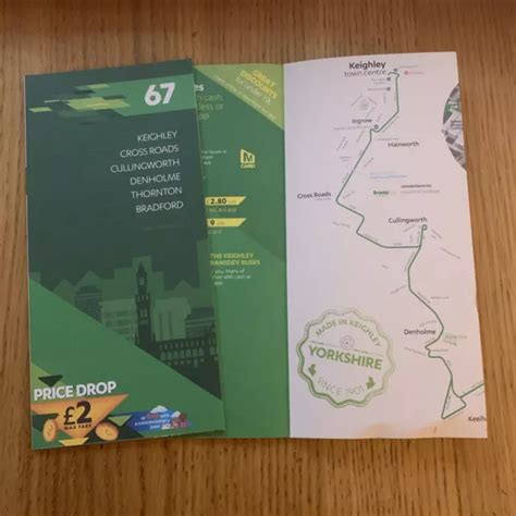 Keighley Bus Transdev Route 67 Timetable March 2024 Edition £165