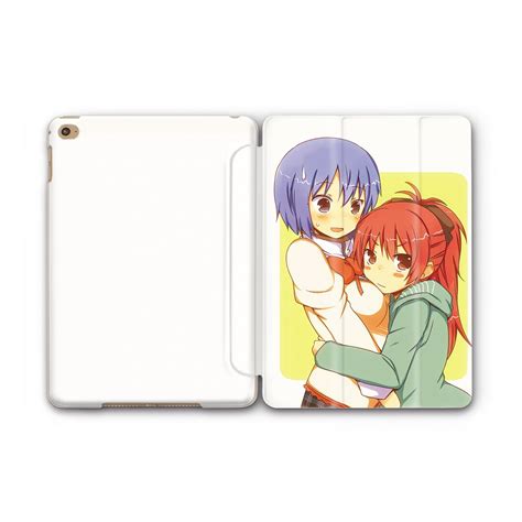 Cute Anime Girls Ipad Smart Case Best Friend Sister Gift Art Japanese Manga Ipad M