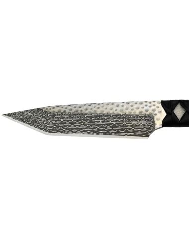 Mcusta 241 Leather Stingray San Mai Damascus Spg2 Tanto Bıçak