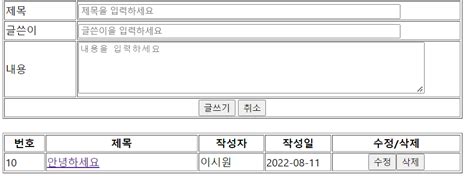 React Nodejs Mysql을 이용한 게시판 기능 기본설정