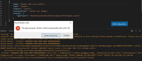 Debug Net Core Console Application Container In Vs Code · Issue 99610