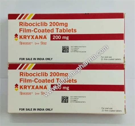 Ribociclib Tablet 200mg At ₹ 19500box Oncology Drugs In Bardoli Id