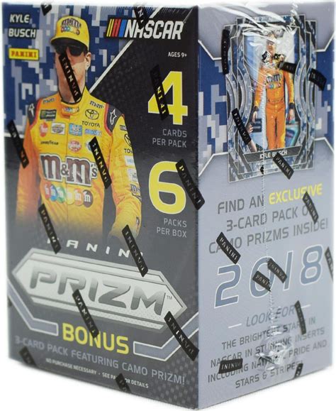 2018 Panini Prizm Nascar Racing Blaster Box