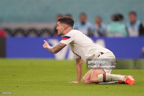 Christian Pulisic Of Usa During The Qatar 2022 World Cup Match Group