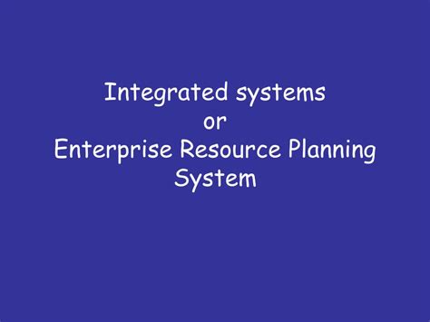 PPT - Introduction to ERP PowerPoint Presentation, free download - ID ...
