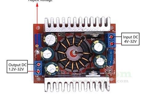Dc Dc 15a Power Supply Step Down Module Cvcc 4v 32v To 1 2v 32v Buck Voltage Converter