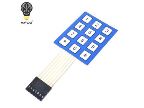 buy 3x4 matrix array membrane switch keypad 12 key 4 3 4x3 keyboard 3 4