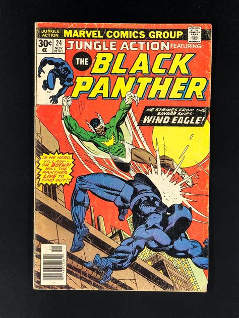 Jungle Action 24 1976 Vg 1st Wind Eagle Comic Books Bronze Age Marvel Hipcomic