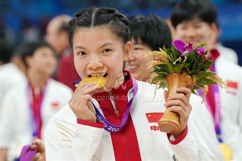 浙江杭州：中国队夺得亚残运会女子轮椅篮球冠军 人民图片网