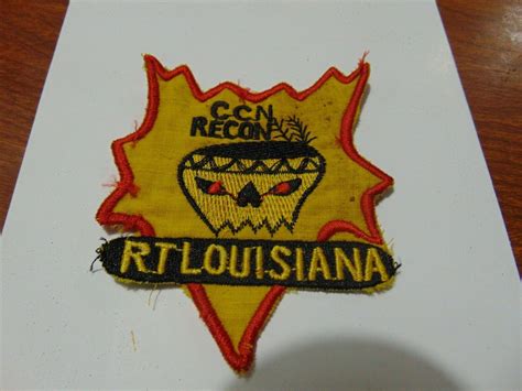 Military Patch Old Vietnam Era Ccn Recon Rt Louisiana 3887762342
