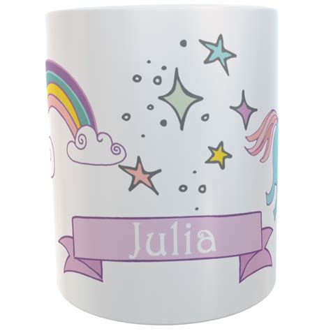 Kinderlampenland personalisierte Einhorn Tasse mit Wunschname jetzt günstig kaufen