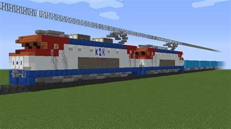 Korail Class 8000 Twins Hauling A Freight Train Minecraft Map