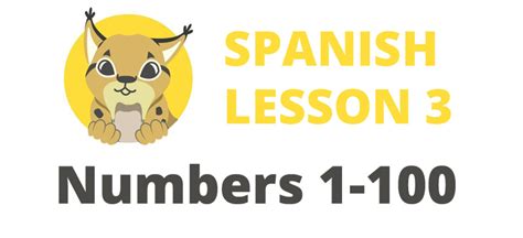 Numbers In Spanish