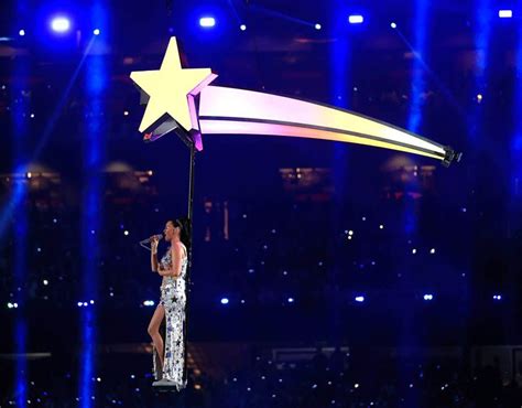 Singer Katy Perry Performs During The Pepsi Super Bowl Xlix Halftime