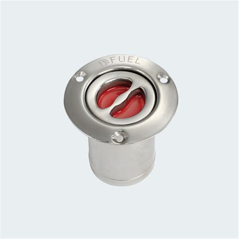 Fuel Deck Plug Ss Straight 80 Mm Comar Marine